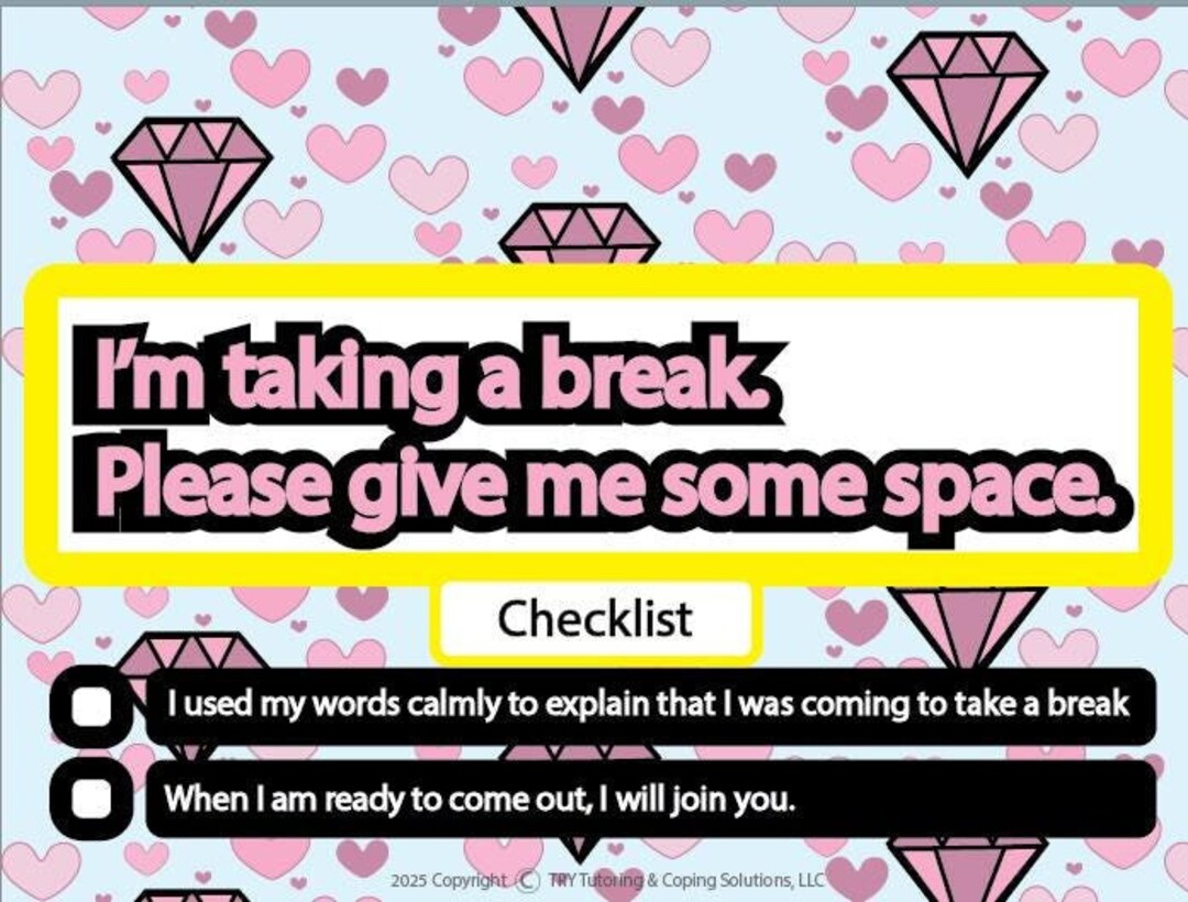 Break Sign - Etsy