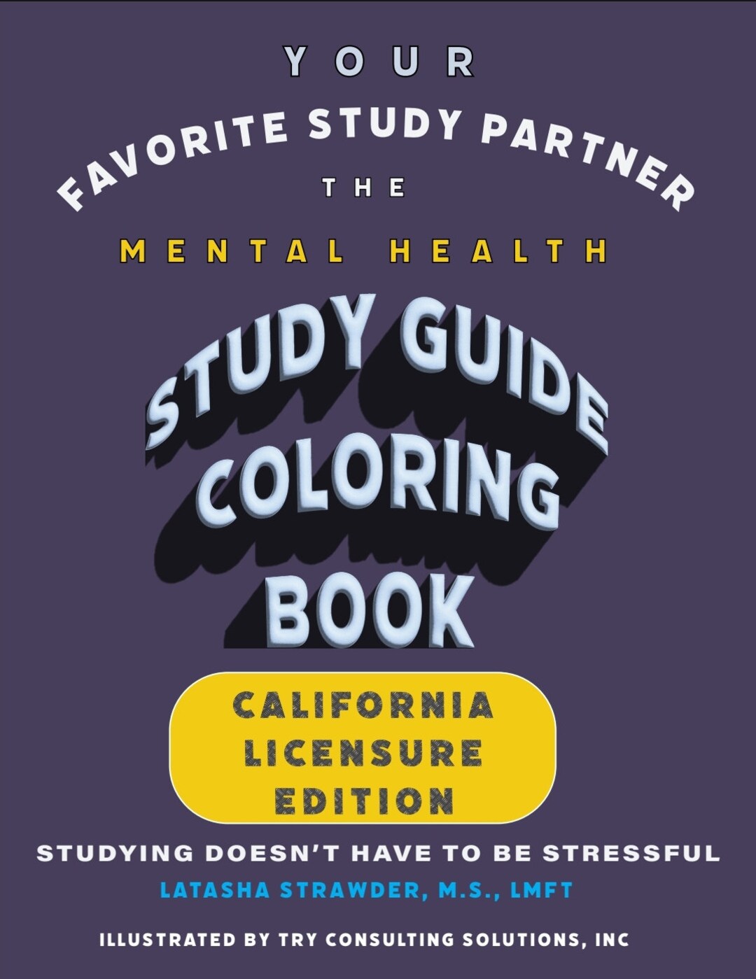 Your Favorite Study Partner: the Mental Health Study Guide Coloring Book - Etsy