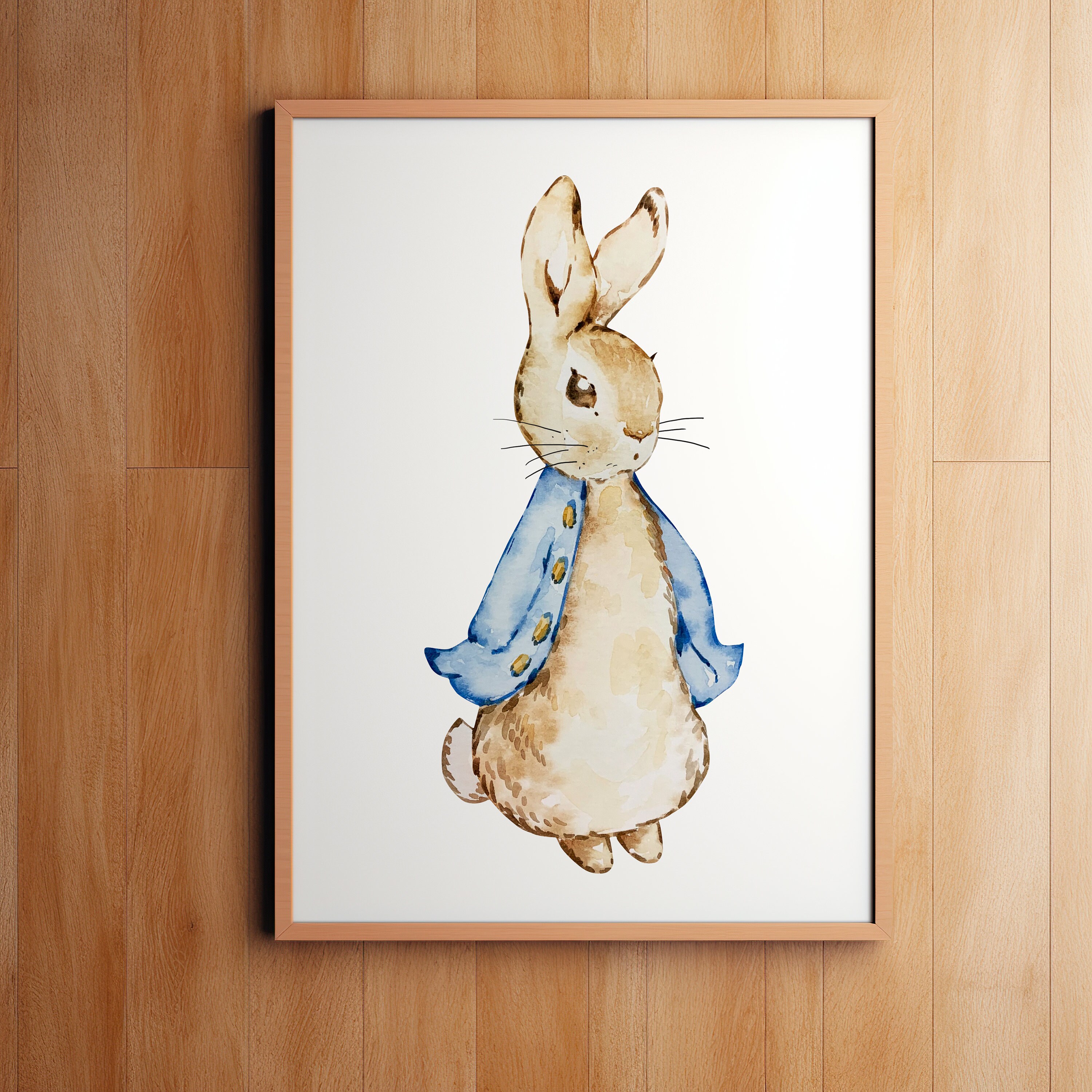Set of 3 Peter Rabbit Inspired Prints for Baby Boy Nursery, Bunny ...