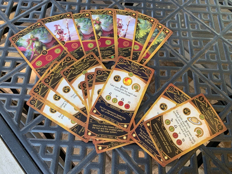 Zodiac War the Astrology Themed Board Game - Etsy