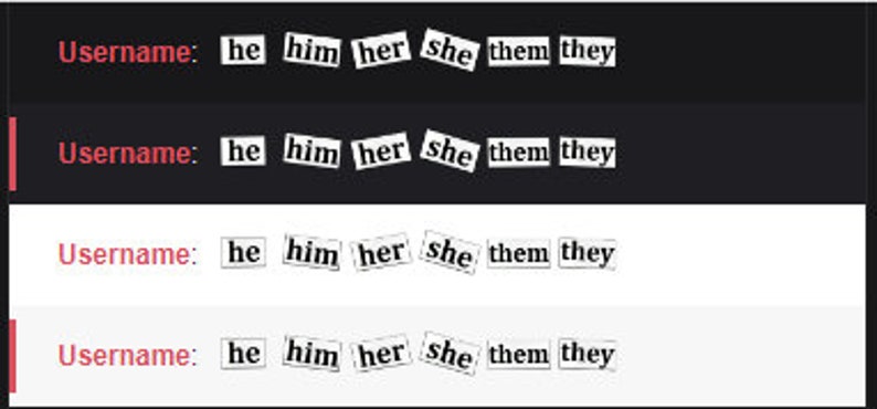 Fridge Magnet Pronoun Pack #1 Emotes for Twitch, Discord, and Youtube ...