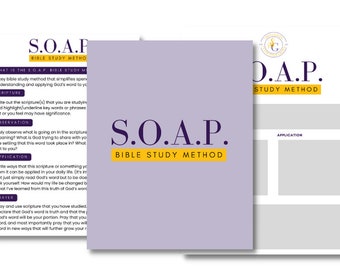 R.E.A.P & S.O.A.P Bible Study Method Print Out - Etsy