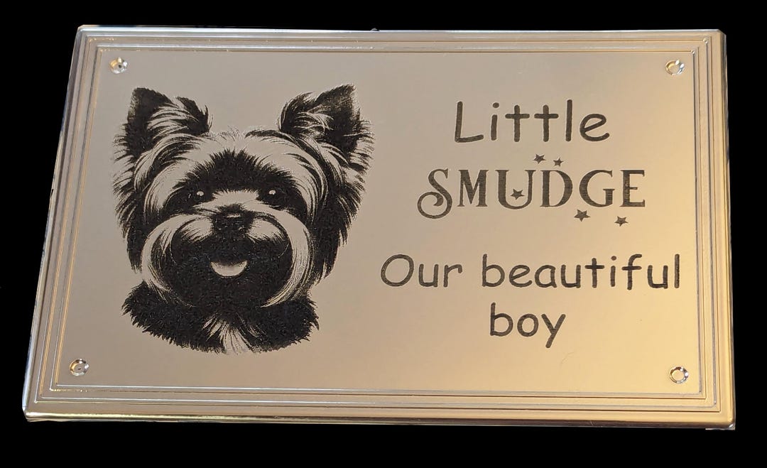 Plaque,engraved Plaque, Personalised Funeral, Memorial, Coffin Engraved ...