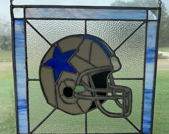 Football Stained Glass Pattern - Etsy