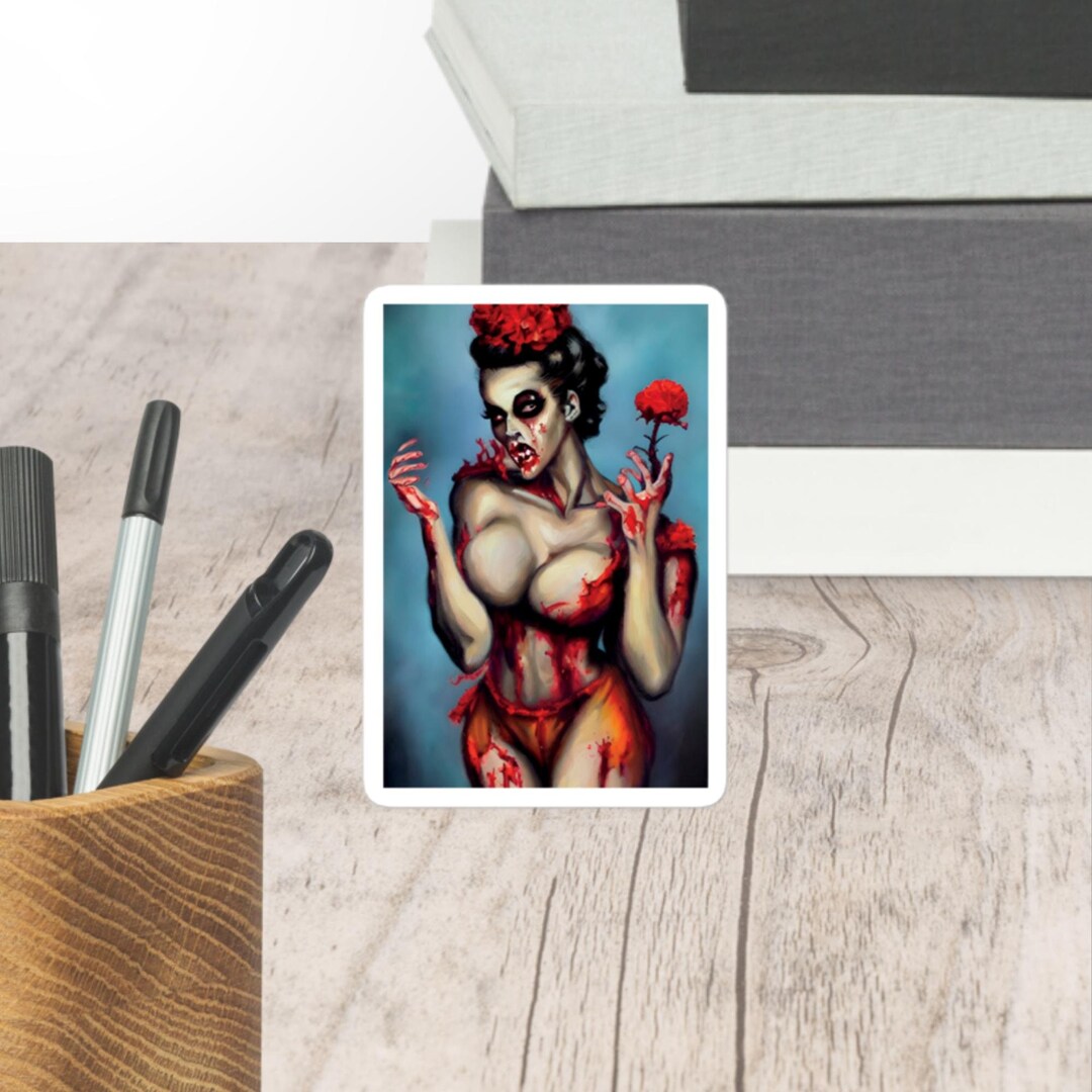 Pin-up Stickers Pin up Art Sexy Pin Ups Zombie Pin up - Etsy