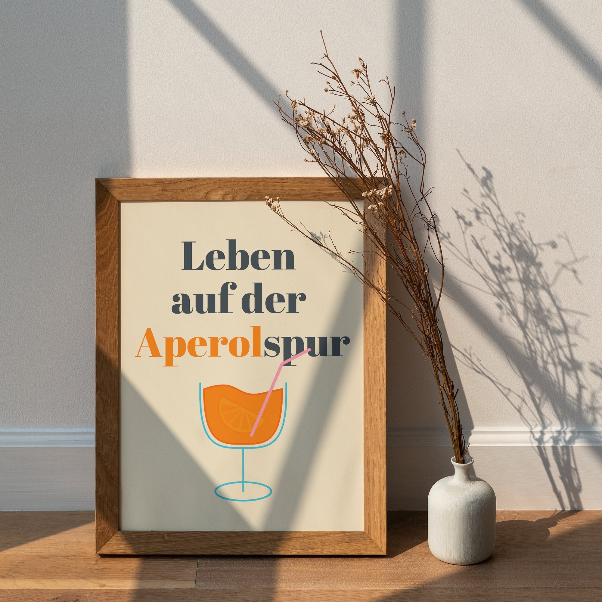 A4 "Leben auf der Aperolspur" Poster, PDF (Digitaler Download) Aperol ...