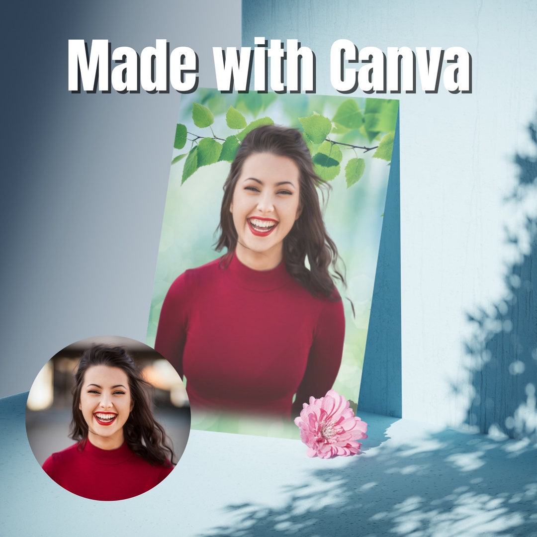 Diy Canva Portrait Template Funeral Portrait Diy Mourning Portrait ...