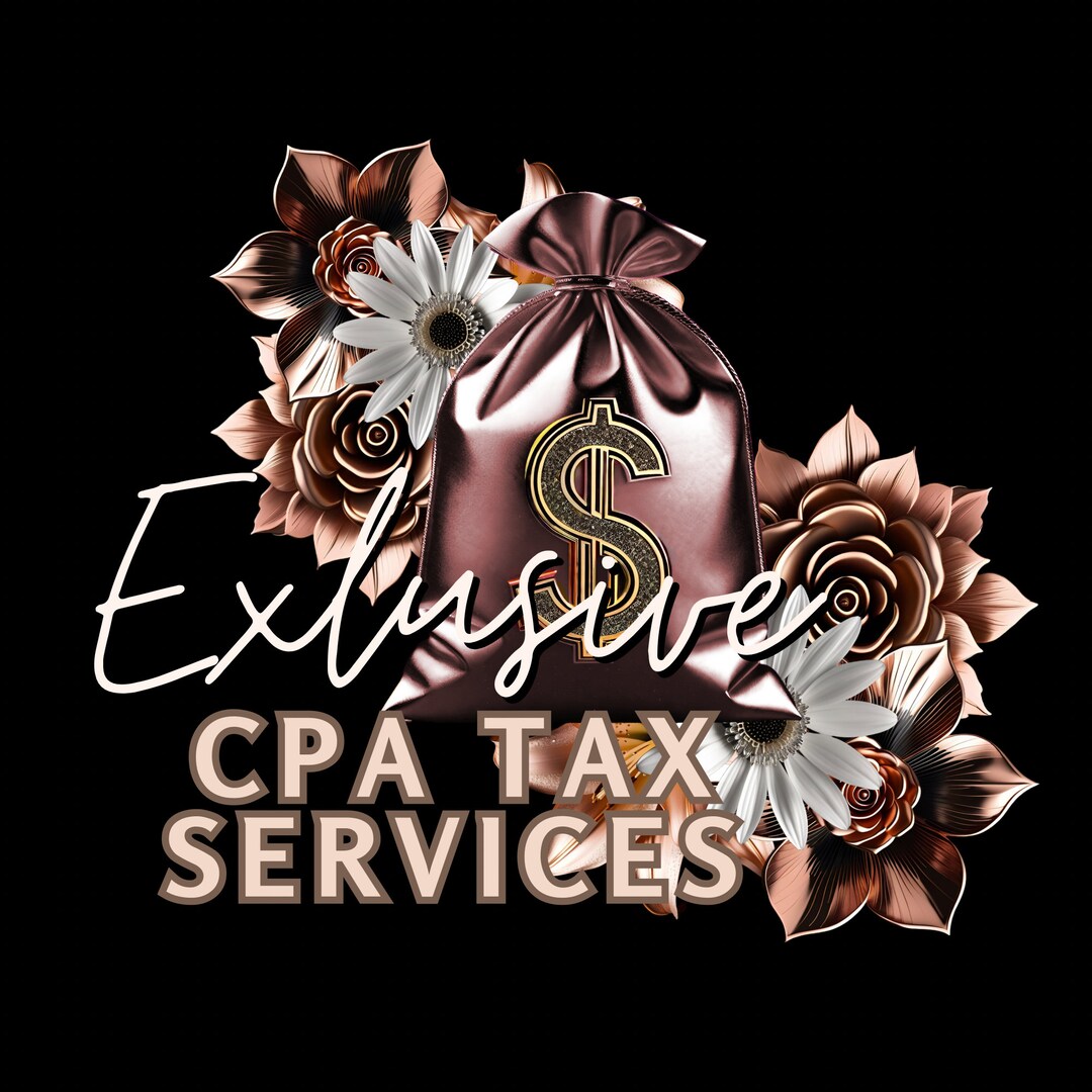 Tax Preparer Logo Rose Gold Tax Logo Business Logo Luxury Logo Glam ...
