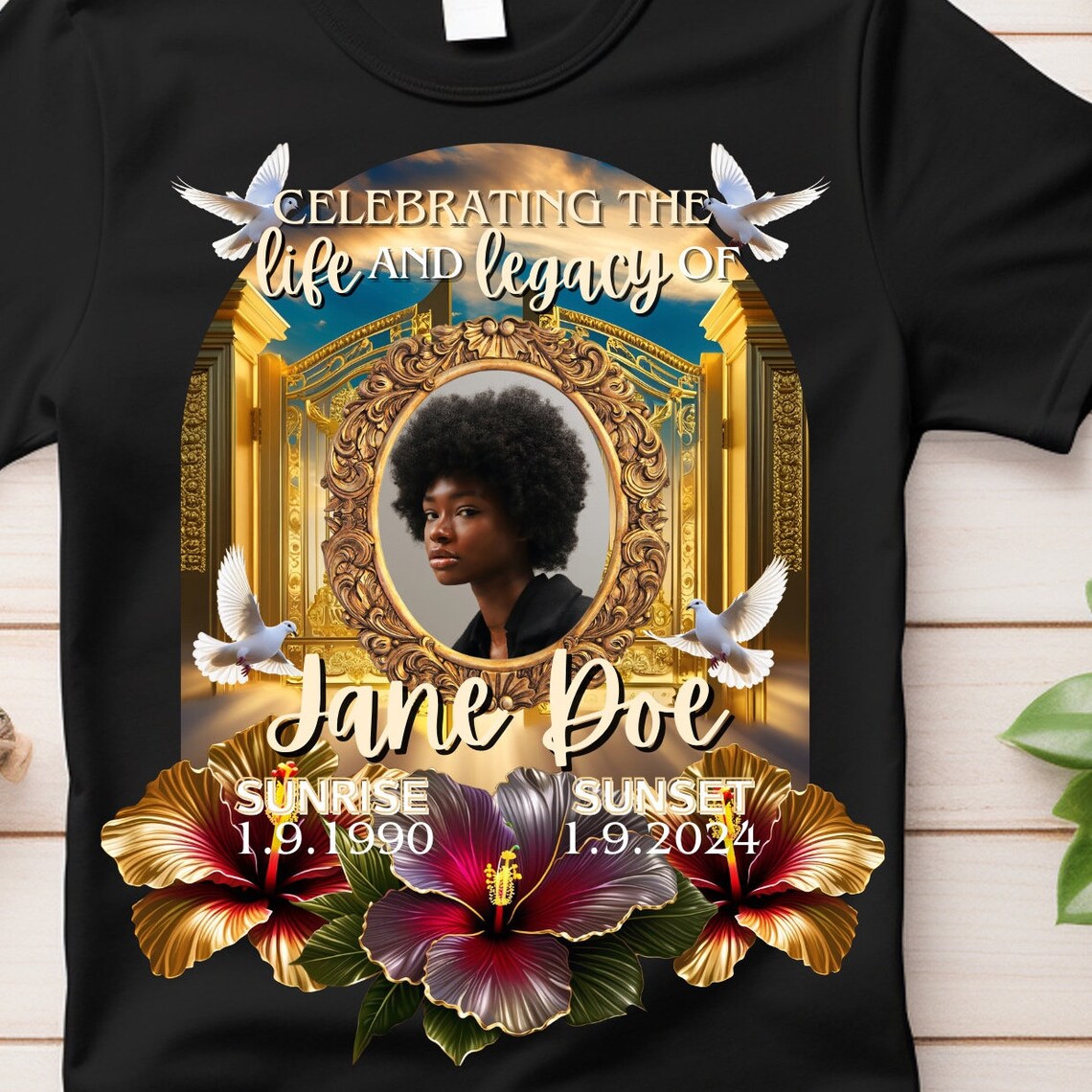 Rip Template Loving Memory Png Rip Png Memorial Template Digital ...