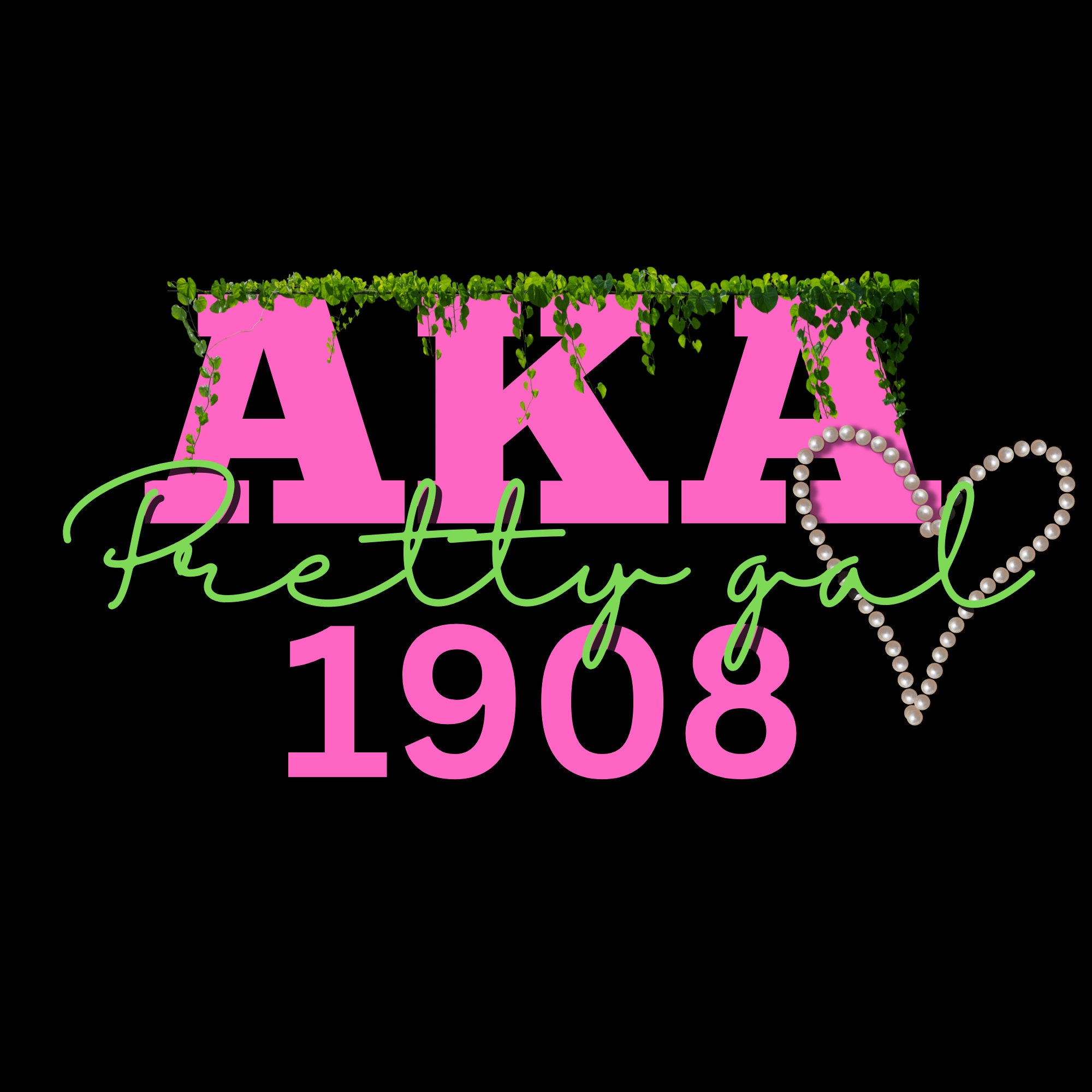 Alpha Kappa Alpha Digital Download Nupe Shirt Template Kappa 1911 AKA ...