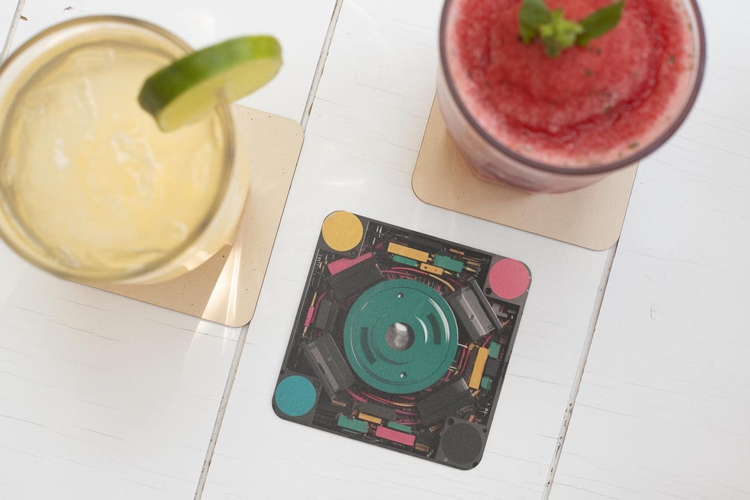 Cork Back Minimalist Coaster Floppy Disk Coaster Beer Lover Gift Custom ...