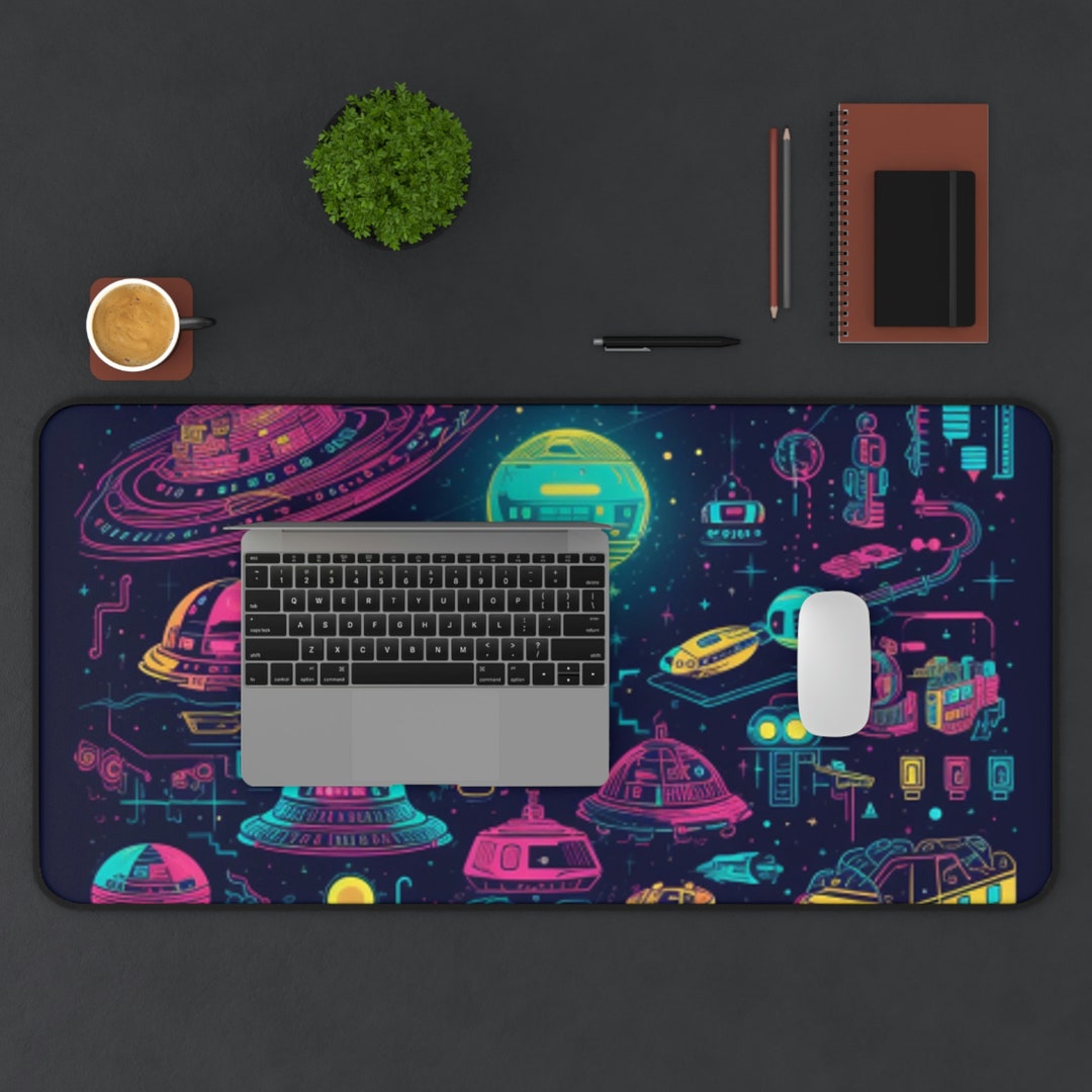 Space Mouse Pad for Gamers, Gamer Desk Mat, Cool Extra Large Full Desk ...