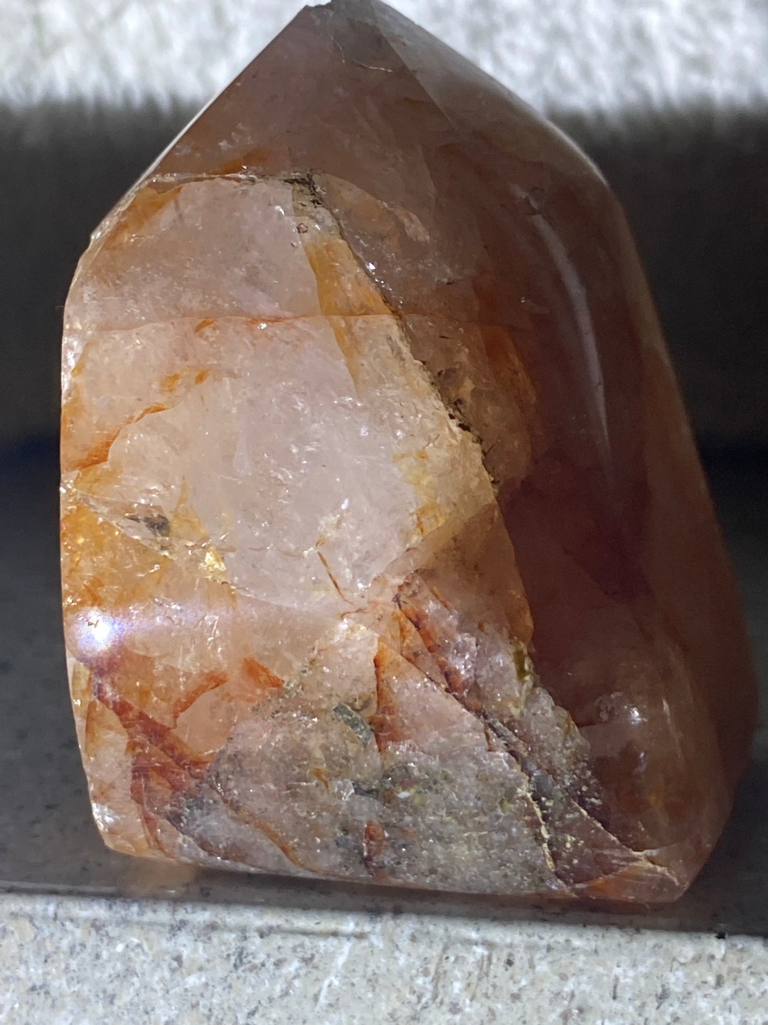 Ferruginous Quartz Aka: Orange River Quartz, Fire Quartz, Golden Healer ...