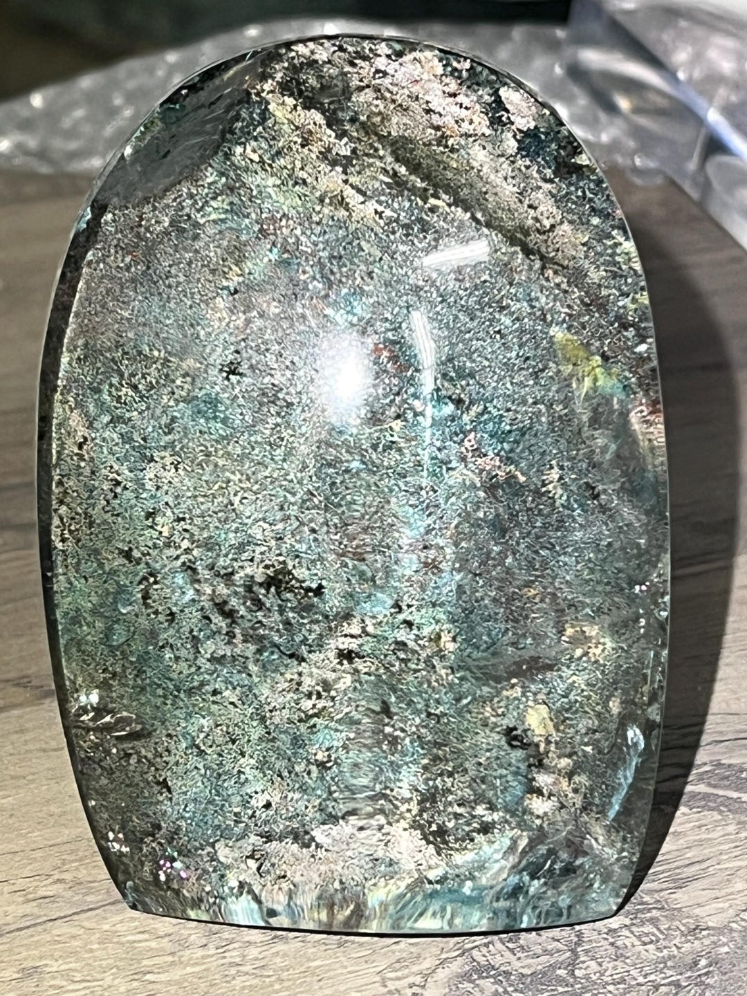 EXTREMELY Rare “blue Garden Quartz” With LED Stand. 1LB 3.2 Oz ...
