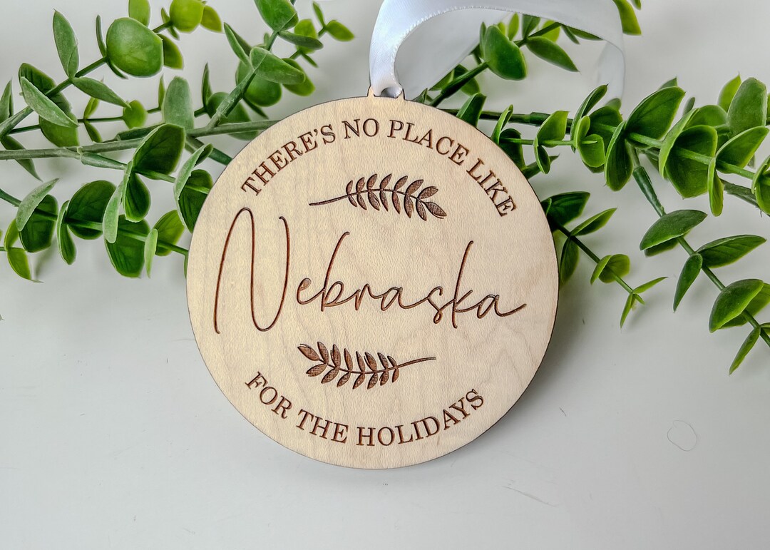 Nebraska Christmas Ornament State of Nebraska Moving Gift, New Home ...