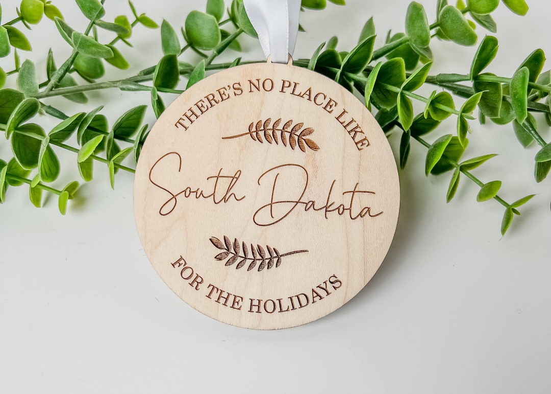 South Dakota Christmas Ornament State of South Dakota Moving Away Gift ...