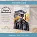 Graduation Congratulations Card (boy), Printable Card, Instant Digital ...