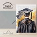 Graduation Congratulations Card (boy), Printable Card, Instant Digital ...