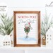 North Pole, Letters to Santa, Holiday Printable Wall Art (digital ...