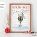 North Pole, Letters to Santa, Holiday Printable Wall Art (digital ...
