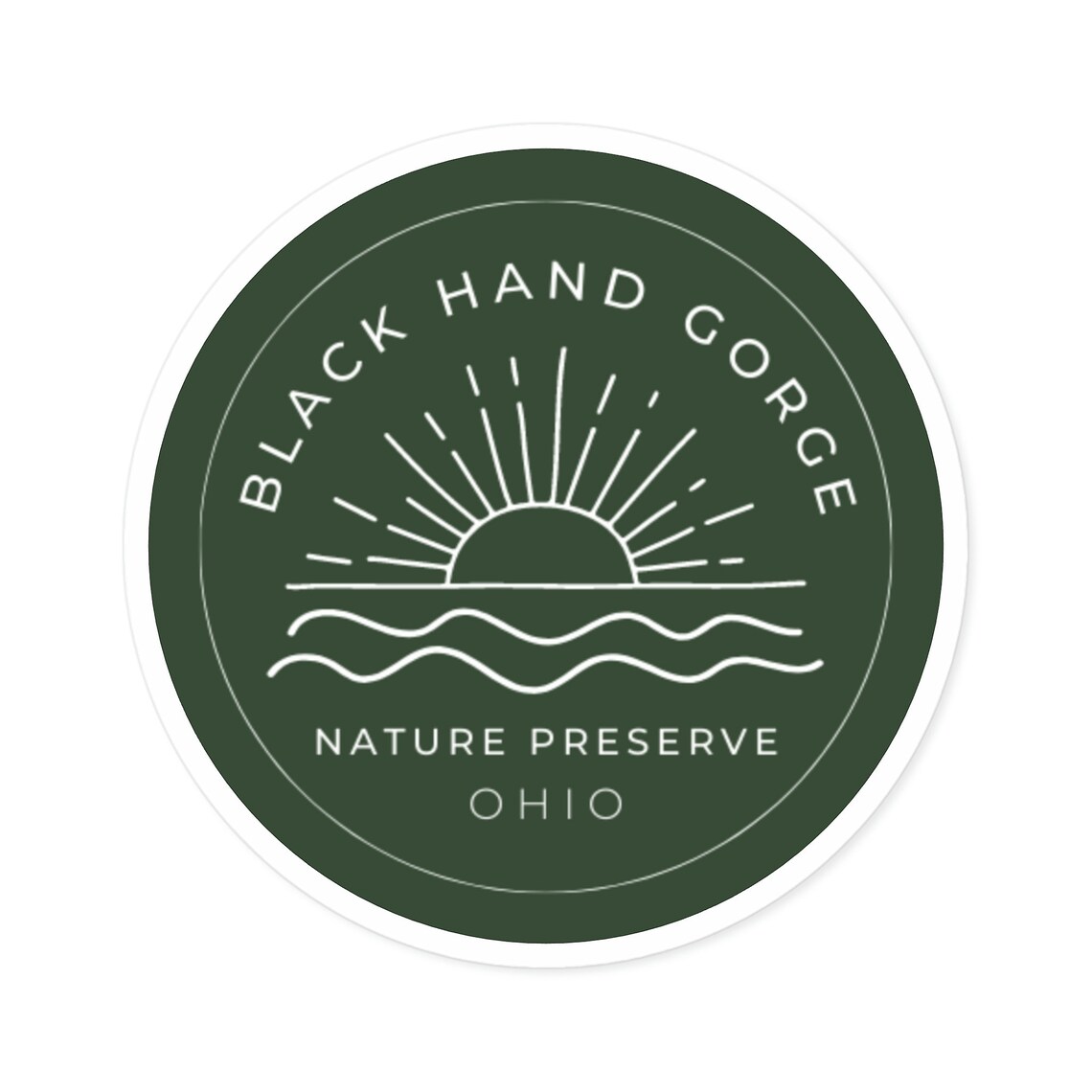 Black Hand Gorge Nature Preserve Sticker - Etsy