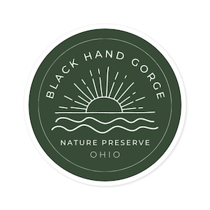 Black Hand Gorge Nature Preserve Sticker - Etsy