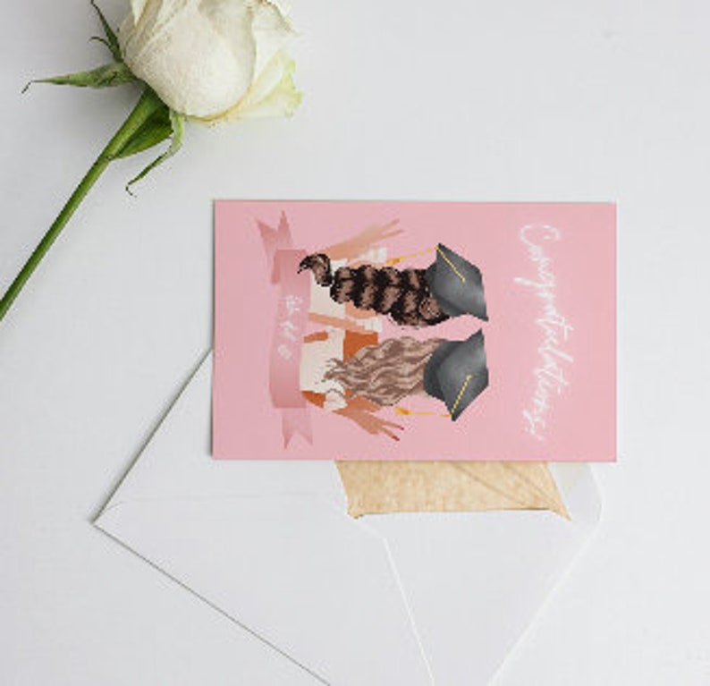 Best Friends Graduation Card, Printable Digital Download Graduation ...
