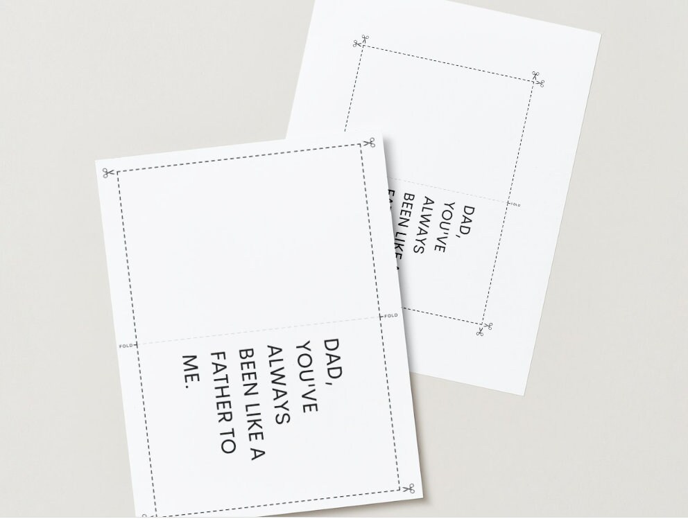 Dad, You've Always Been Like a Father to Me, Happy Father's Day Card ...