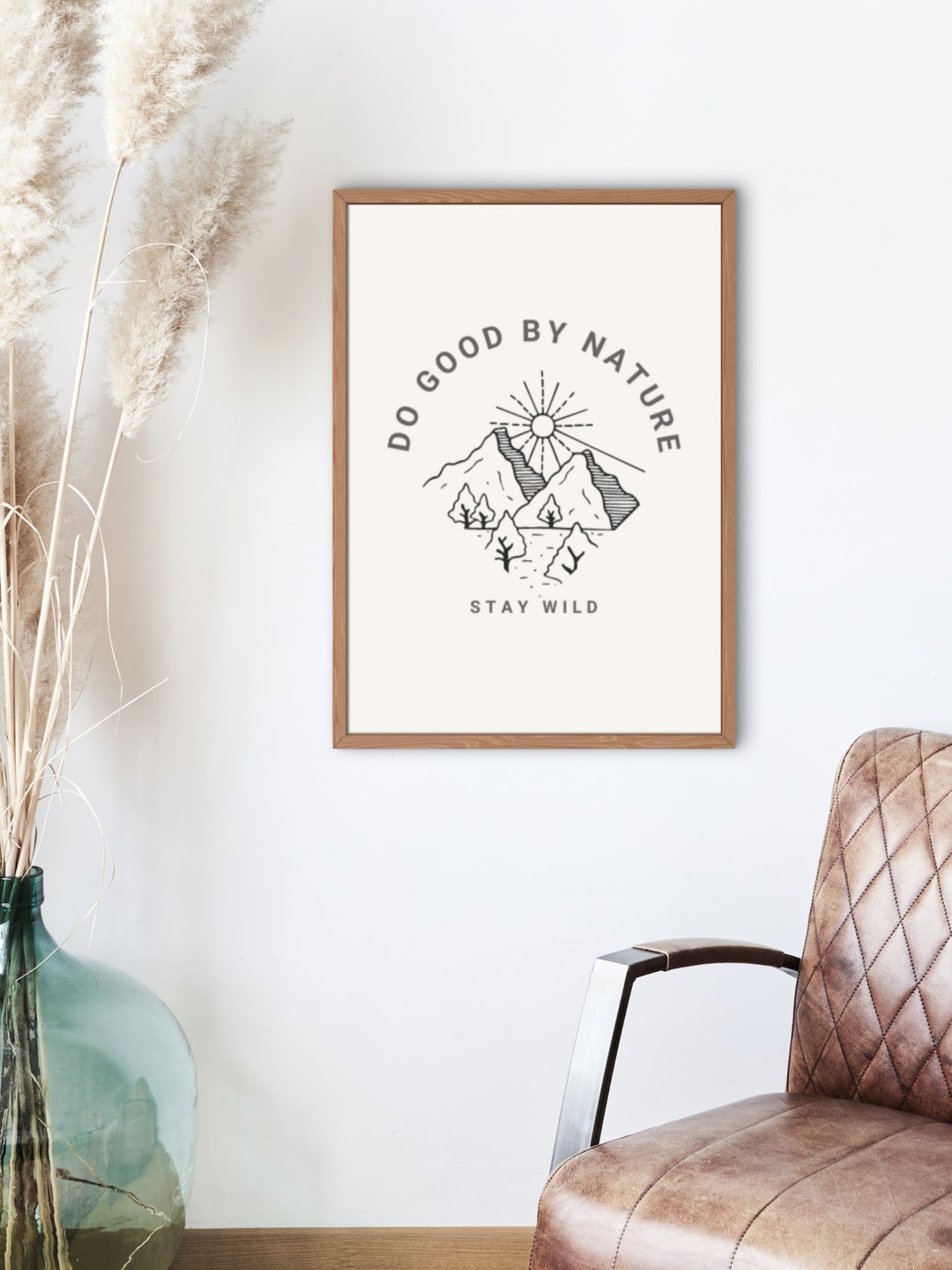 Do Good by Nature Graphic Poster, Nature Lover Gift, Stay Wild Poster ...