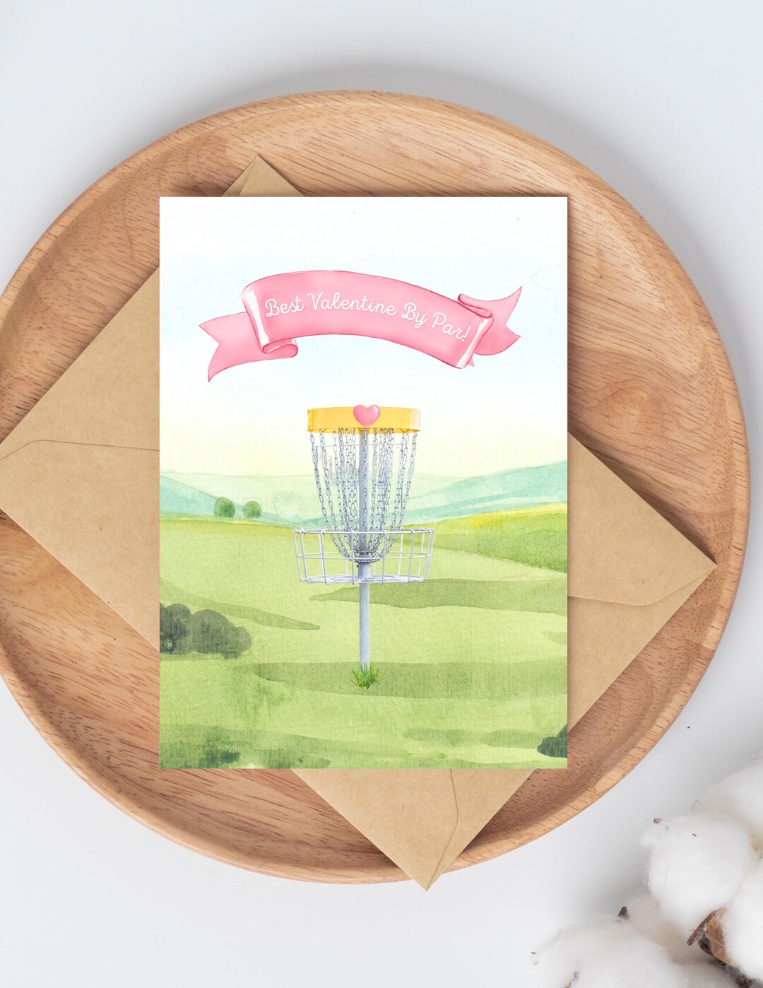 Disc Golf Valentines Day Card | Printable Valentine Card | Best ...