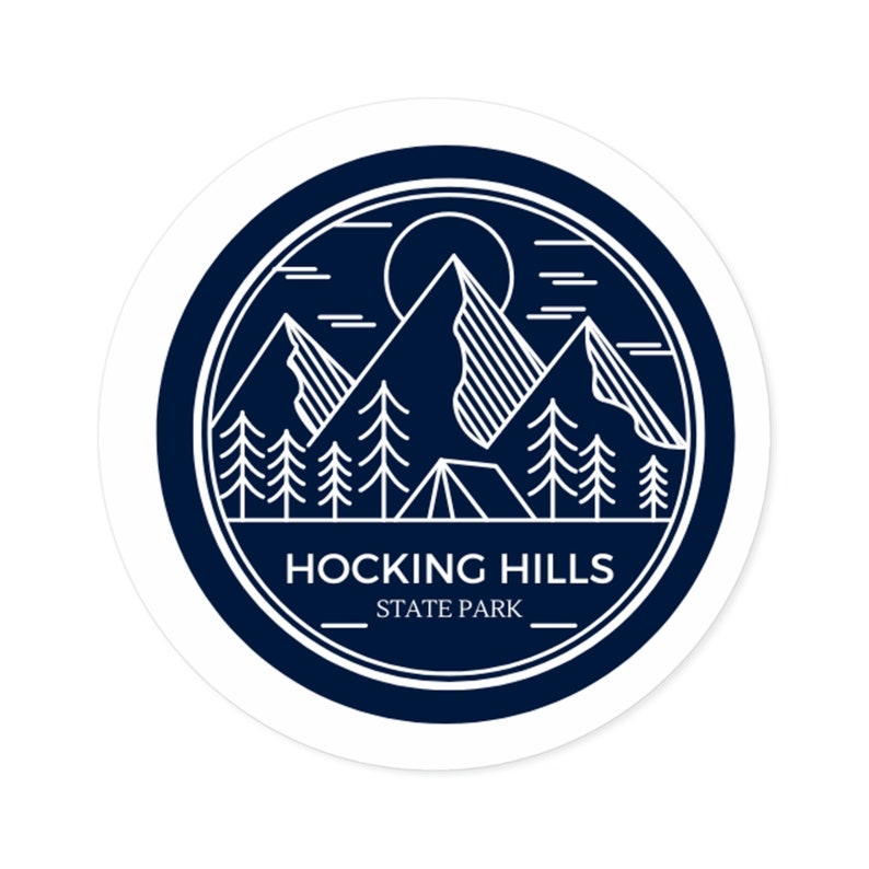 Hocking Hills State Park Sticker, Hocking Hills Sticker, Nature ...