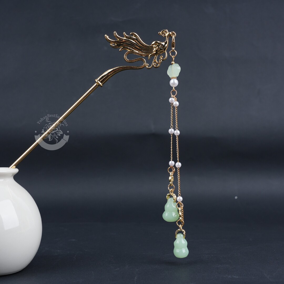 Gourd Tassel Hairpin,metal Tassel Hairpin for Women,chinese Style ...