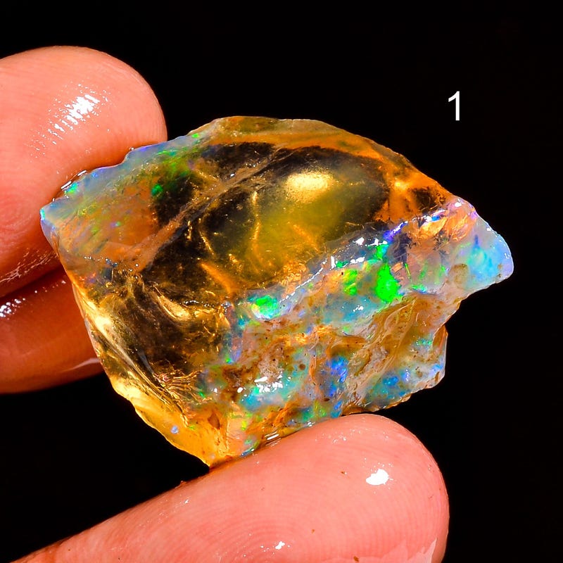 Raw Fire Opal - Etsy