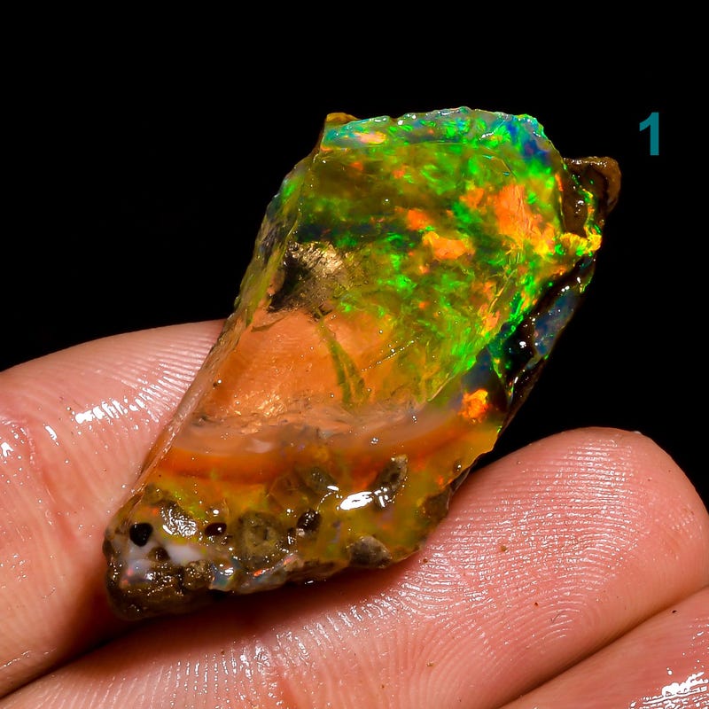 Raw Fire Opal - Etsy