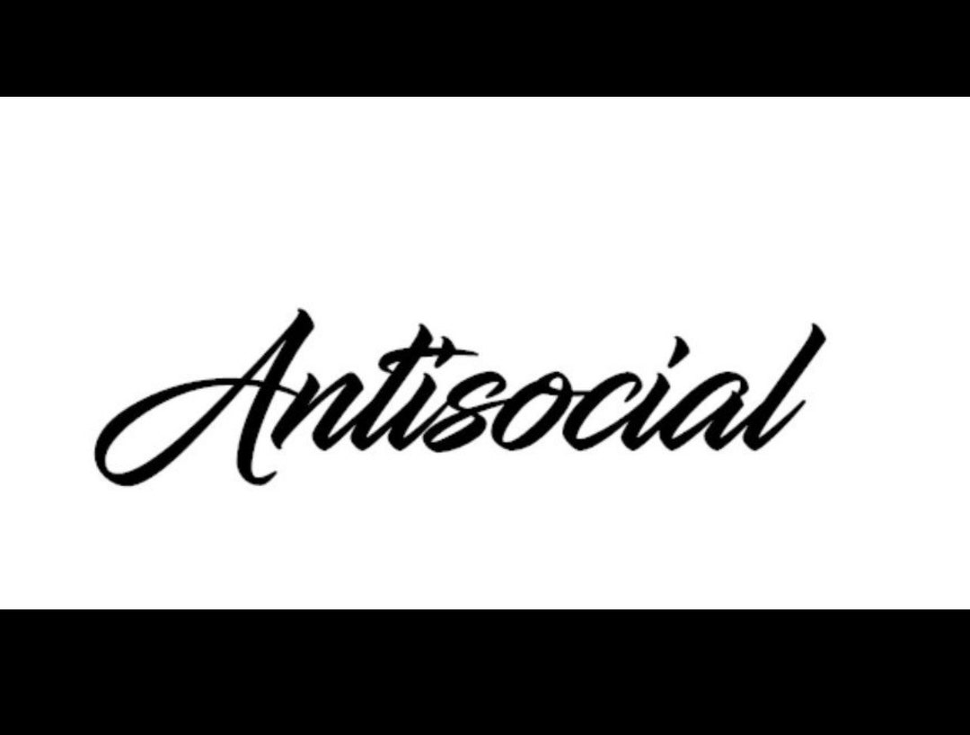 Antisocial Car Windscreen Sticker all Colours & Sizes - Etsy