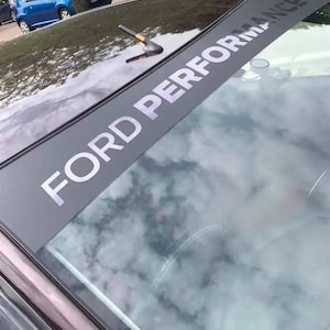 Ford Performance Sunstrip Universal Car Sunstrip Cars & Vans all ...
