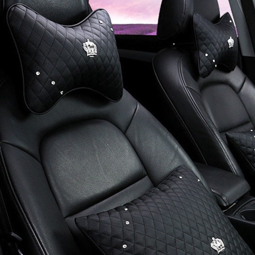 Luxury Custom Car Headrest Pillows X2 messsge for Design - Etsy