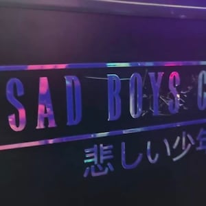 Sad Boys Club Car Windscreen Sticker all Colours & Sizes - Etsy