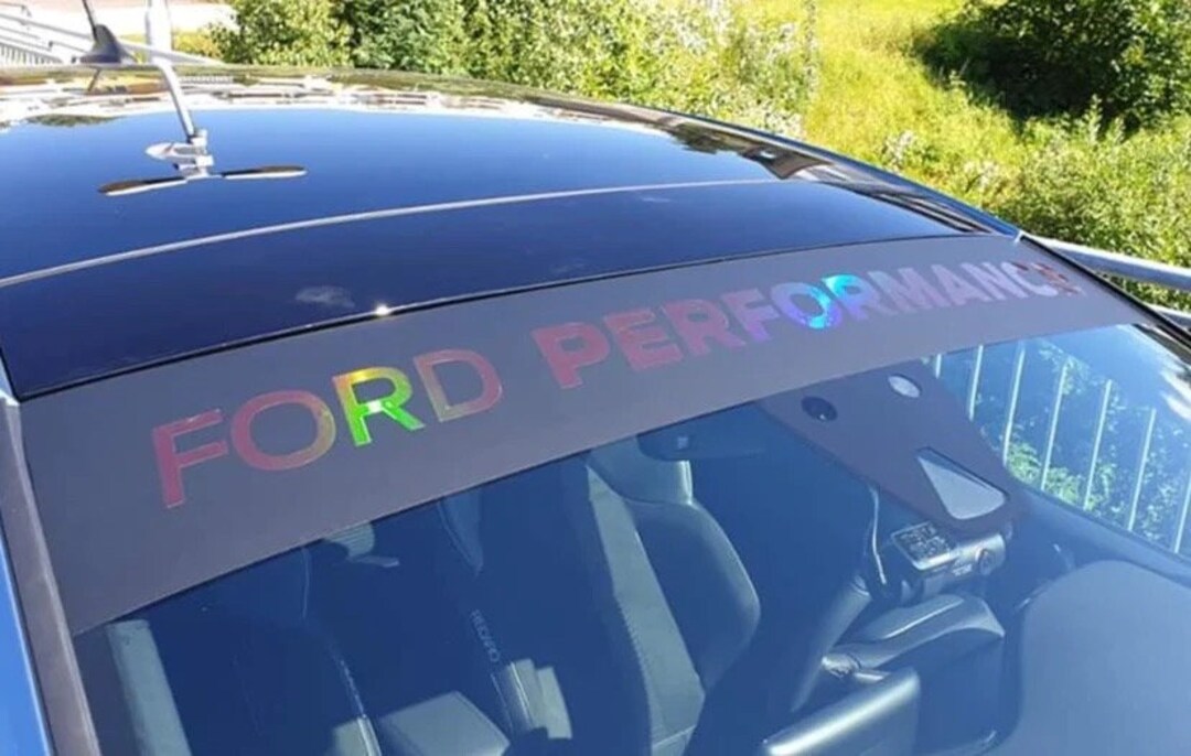 Ford Performance Sunstrip Universal Car Sunstrip Cars & Vans all ...