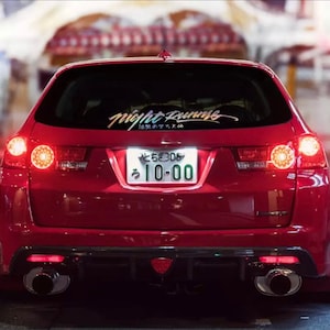 Night Runner Car Windscreen Sticker all Colours & Sizes - Etsy UK