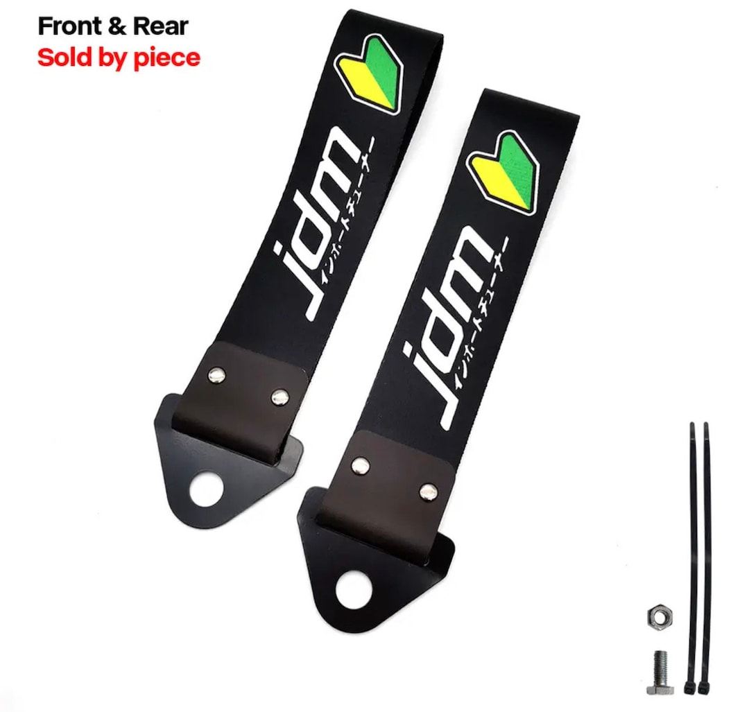 JDM Car Tow Strap With Universal Bolt - Etsy