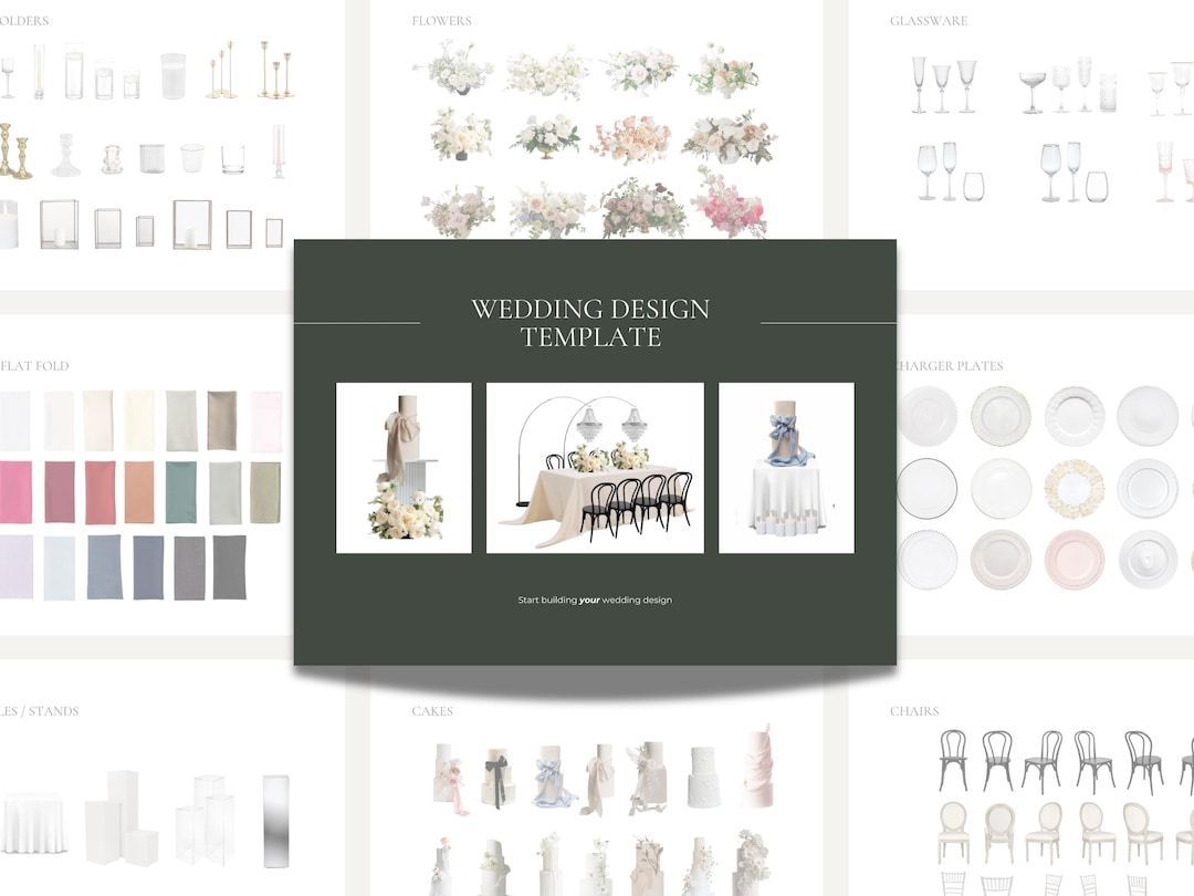Wedding Design Tool | Canva Template for Wedding Designers | Wedding ...