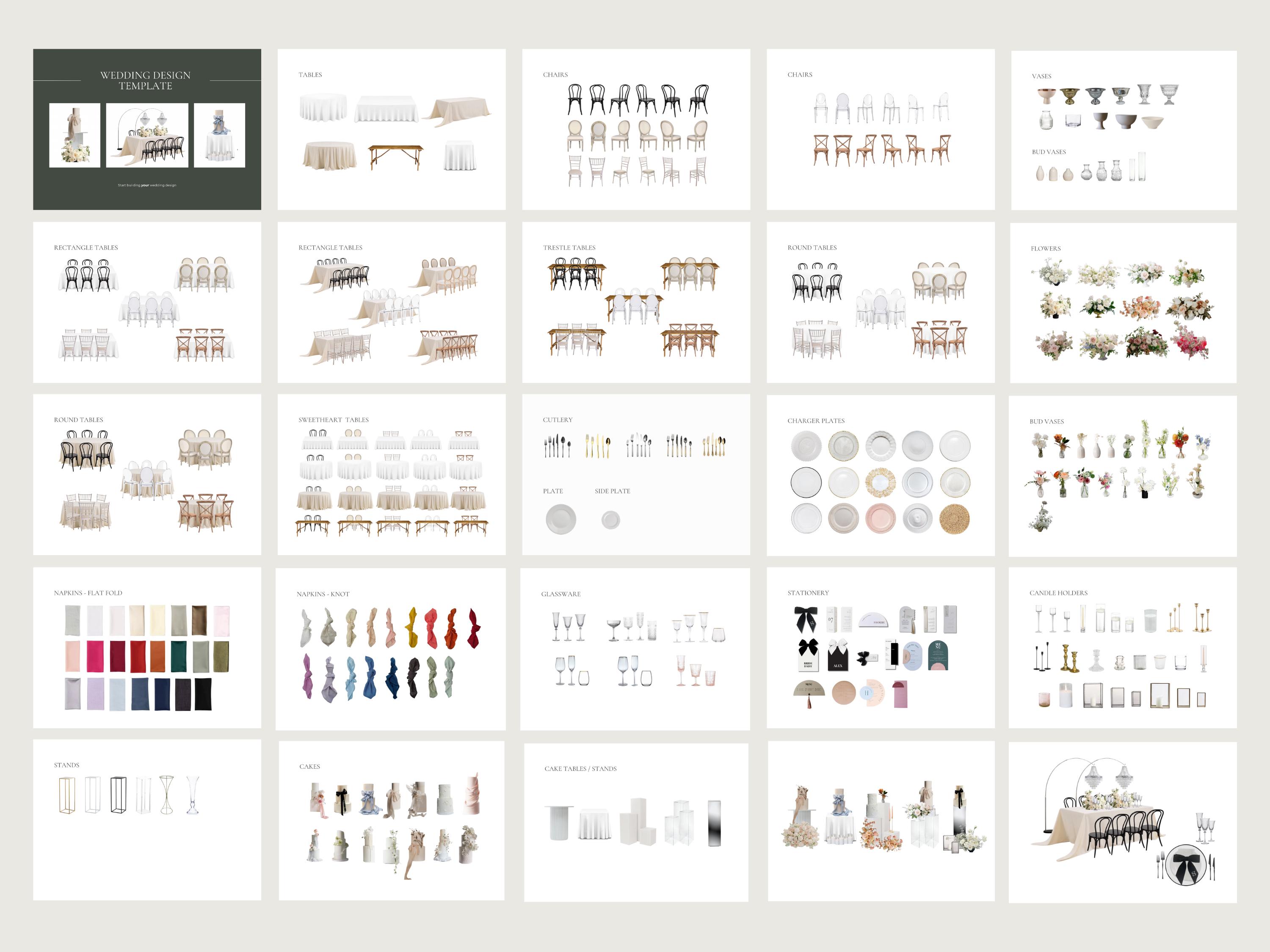 Wedding Design Tool | Canva Template for Wedding Designers | Wedding ...