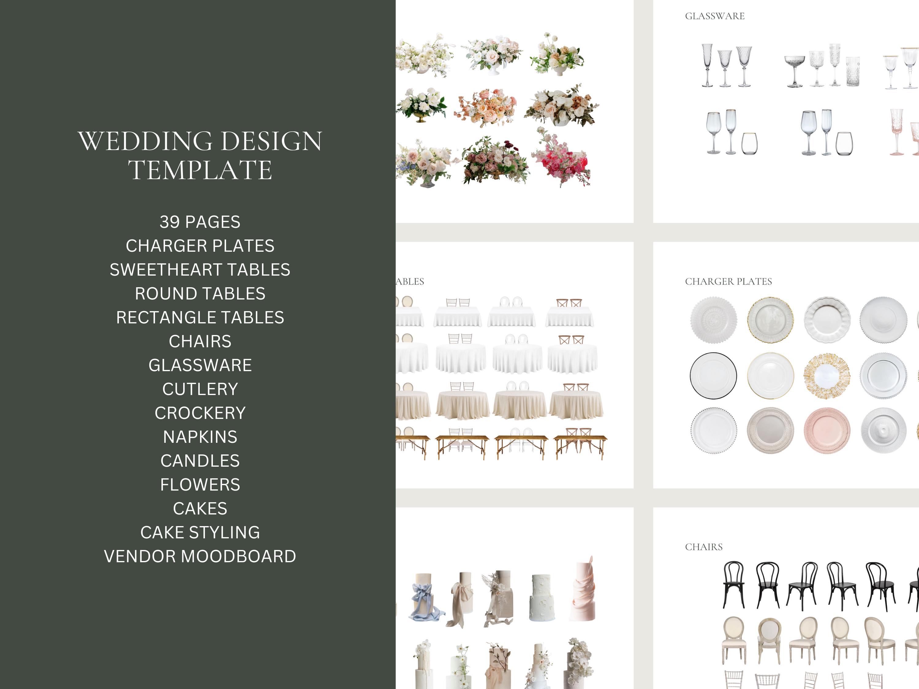 Wedding Design Tool | Canva Template for Wedding Designers | Wedding ...
