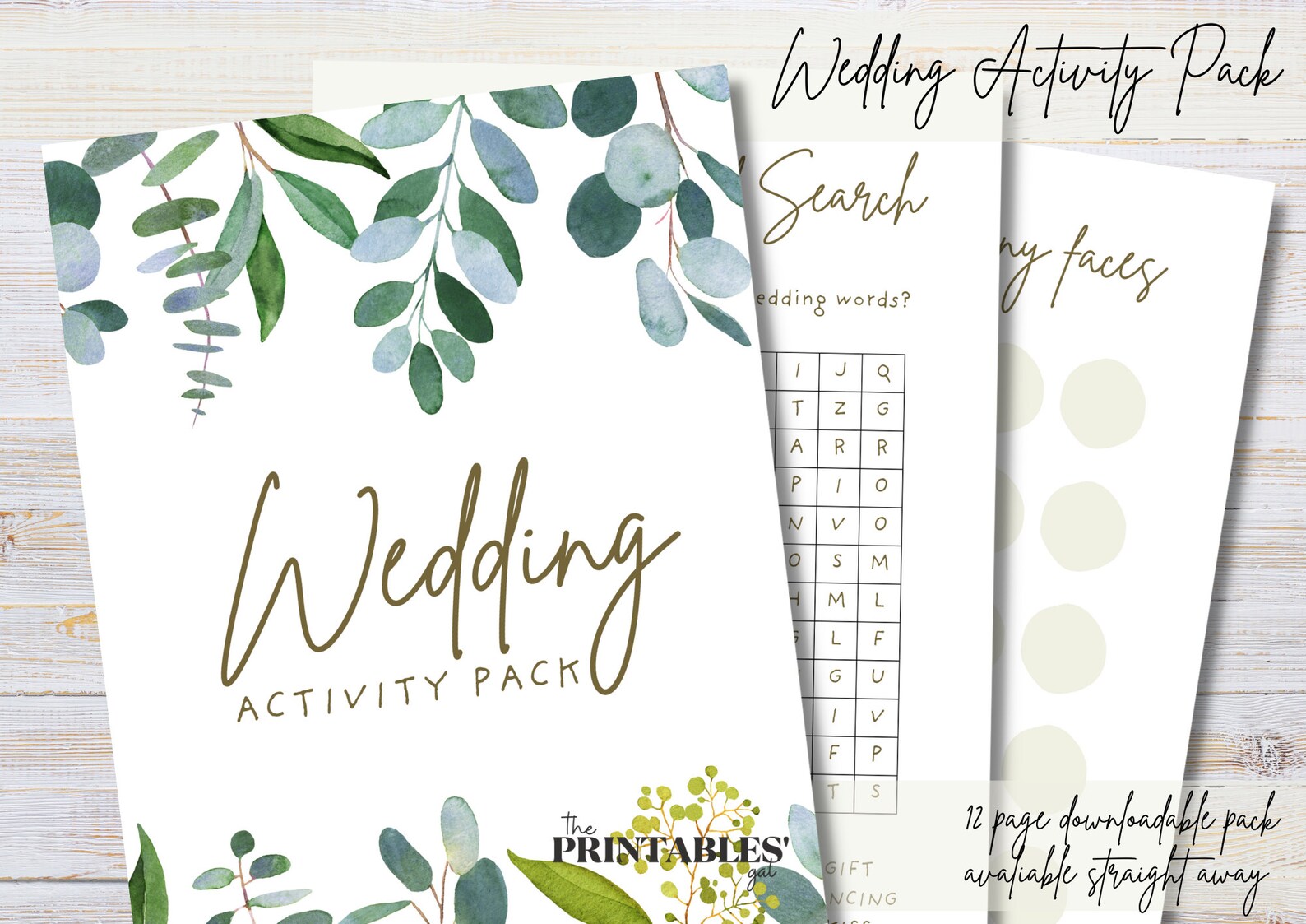 Printable Kids Wedding Activity Set Children's Wedding - Etsy