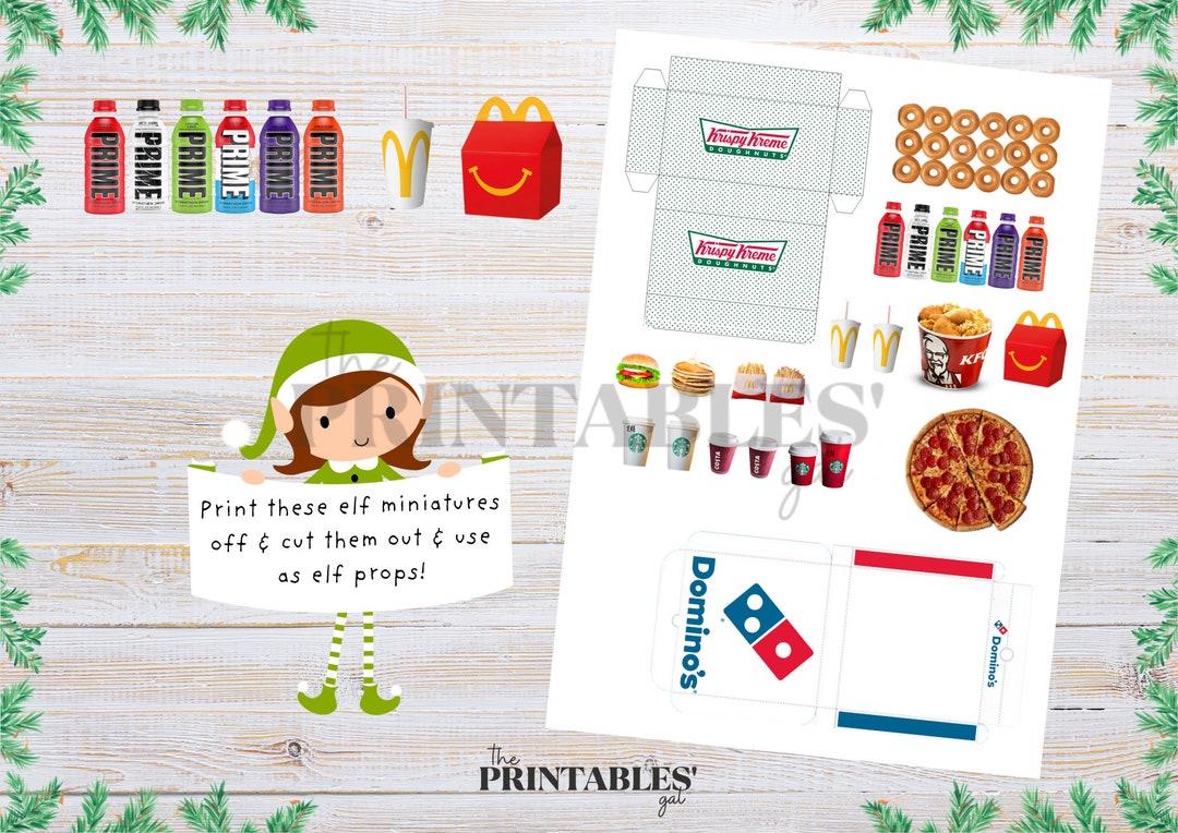 Elf Food Elf Accessories Christmas Creative Fun Mini Elf Ideas Elf ...