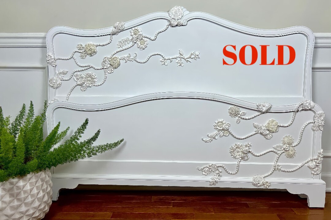 SOLD! Do Not Purchase!! Boho Full Bed "ethereal Material" - Drexel - Etsy