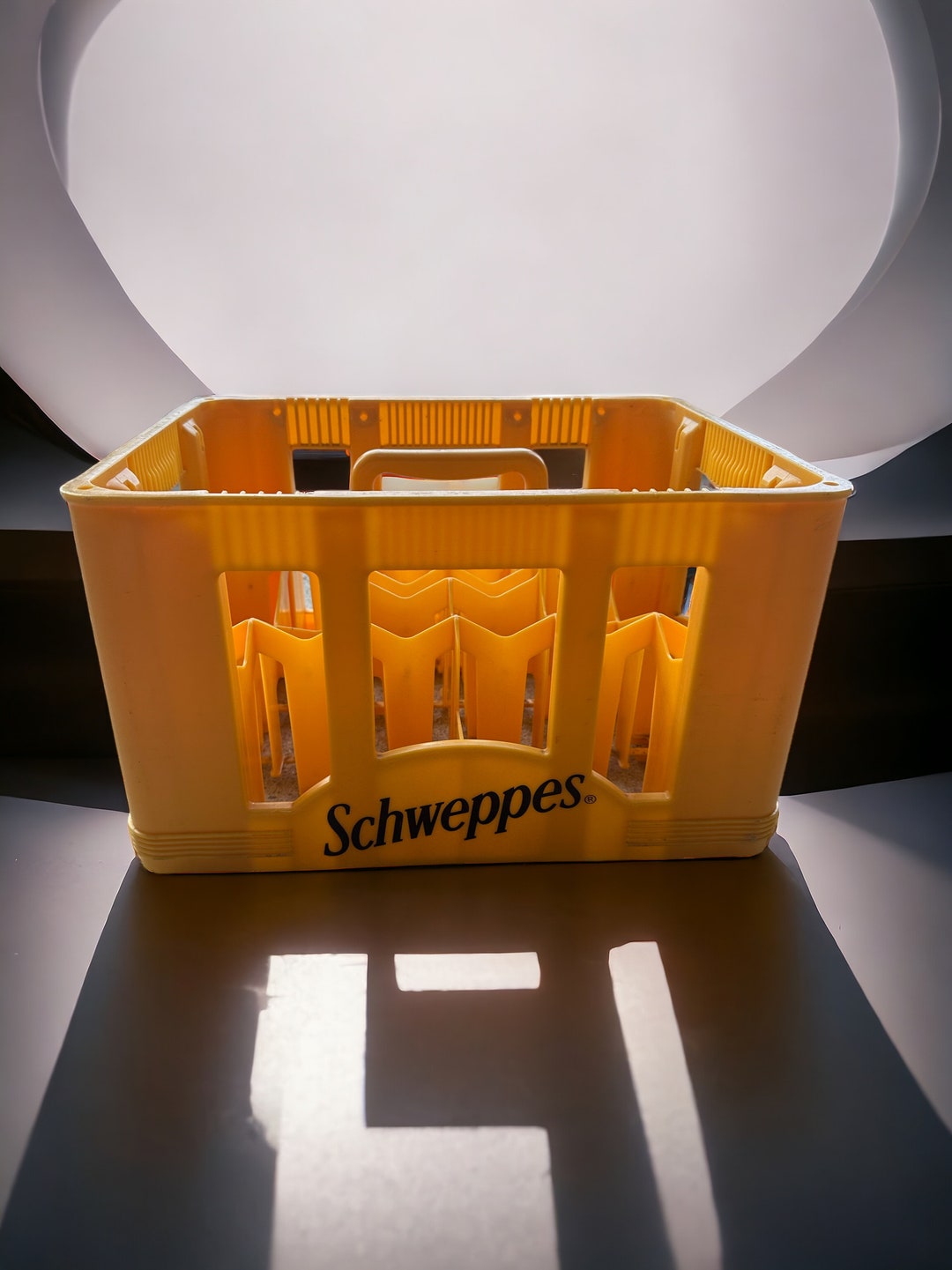 Vintage Schweppes Plastic Bottle Holder - 1960s Advertising Rack ...