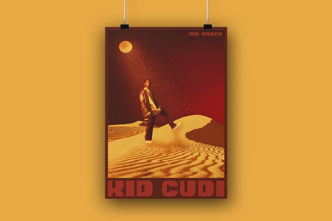 Kid Cudi Mr. Rager Poster Print, Wall Art, Printable Poster, Digital ...