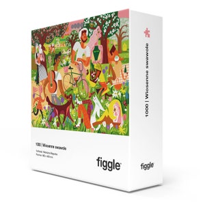 Figgle PREMIUM Puzzle Wiosenne Swawole spring Frolic 1000 Pcs ...